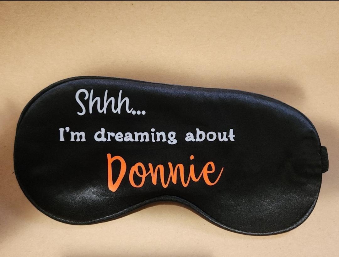 Dreaming of Donnie Sleep Mask NKOTB - Etsy
