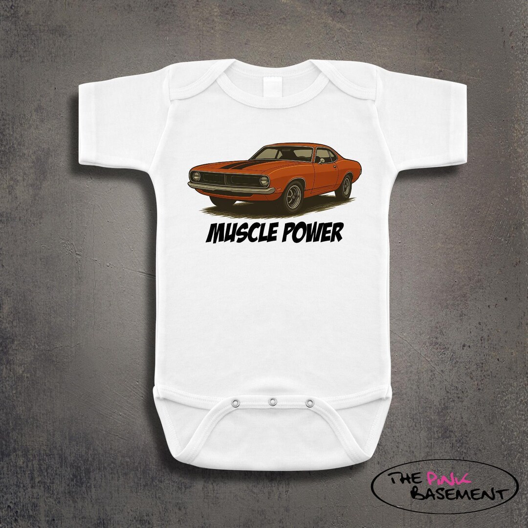 Future Mechanic Baby Onesie: Muscle Classic Car Design, Unisex Newborn ...