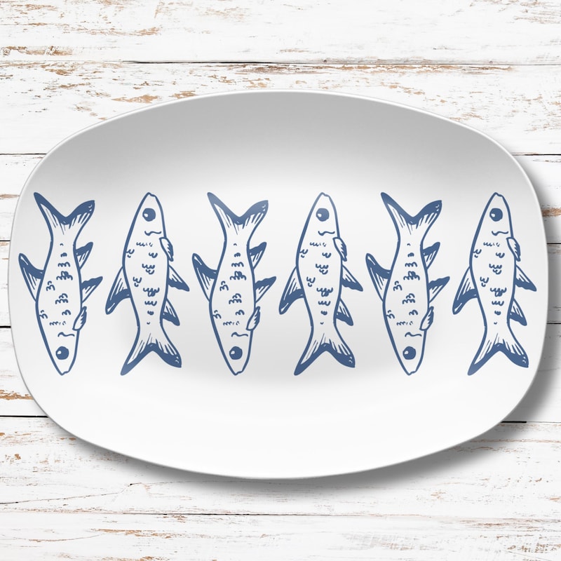 Sardine Serving Plate - Etsy