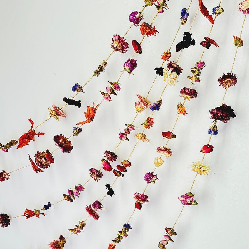 Flower Garland Wall Decor - Etsy