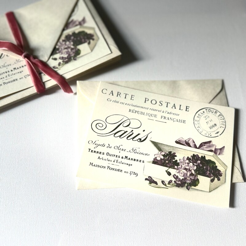 French Postcards - Etsy