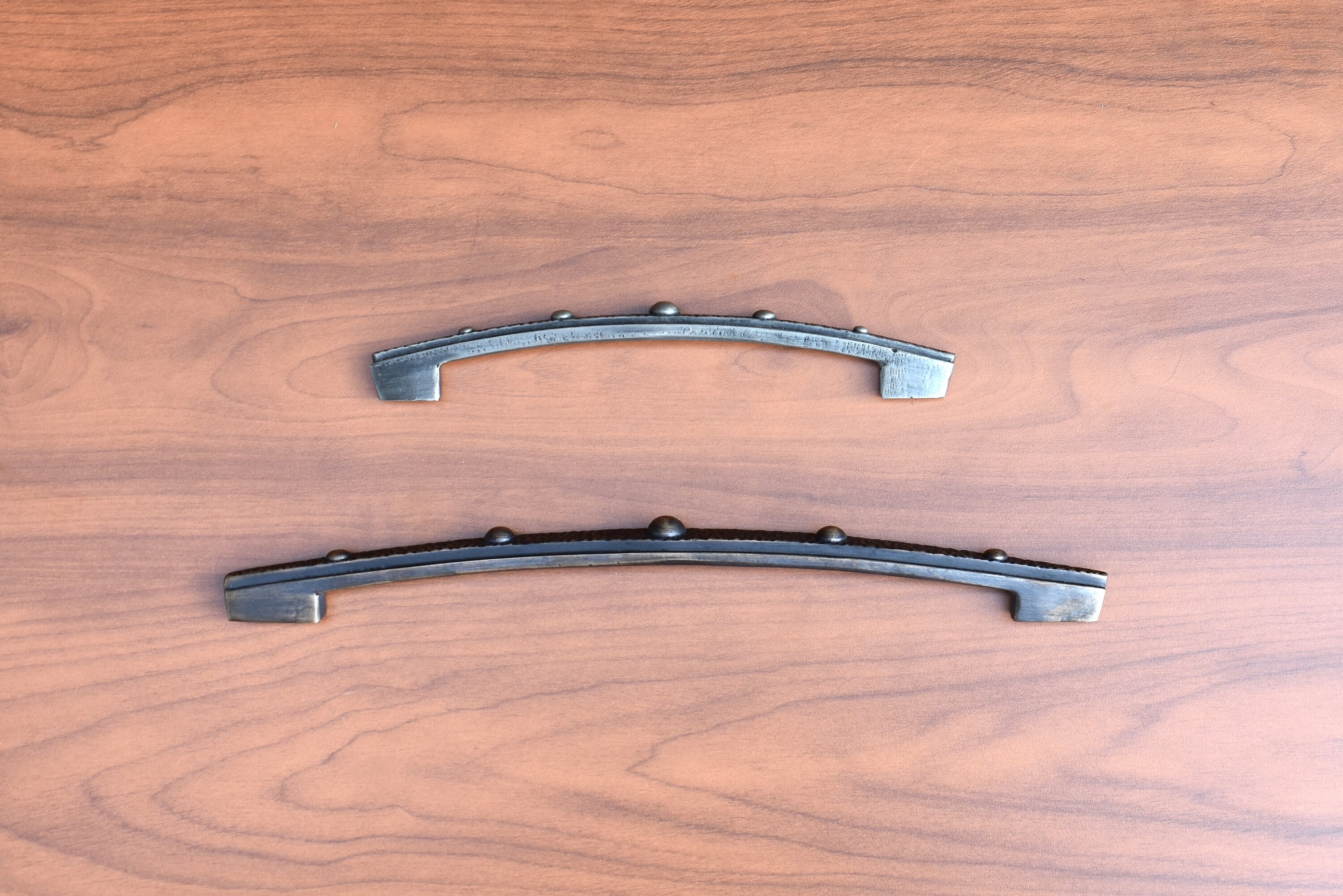 18 Dimpled Rivet Large Door Pull Rustic Industrial - Etsy