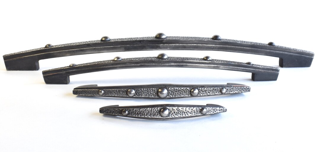 18 Dimpled Rivet Large Door Pull Rustic Industrial - Etsy