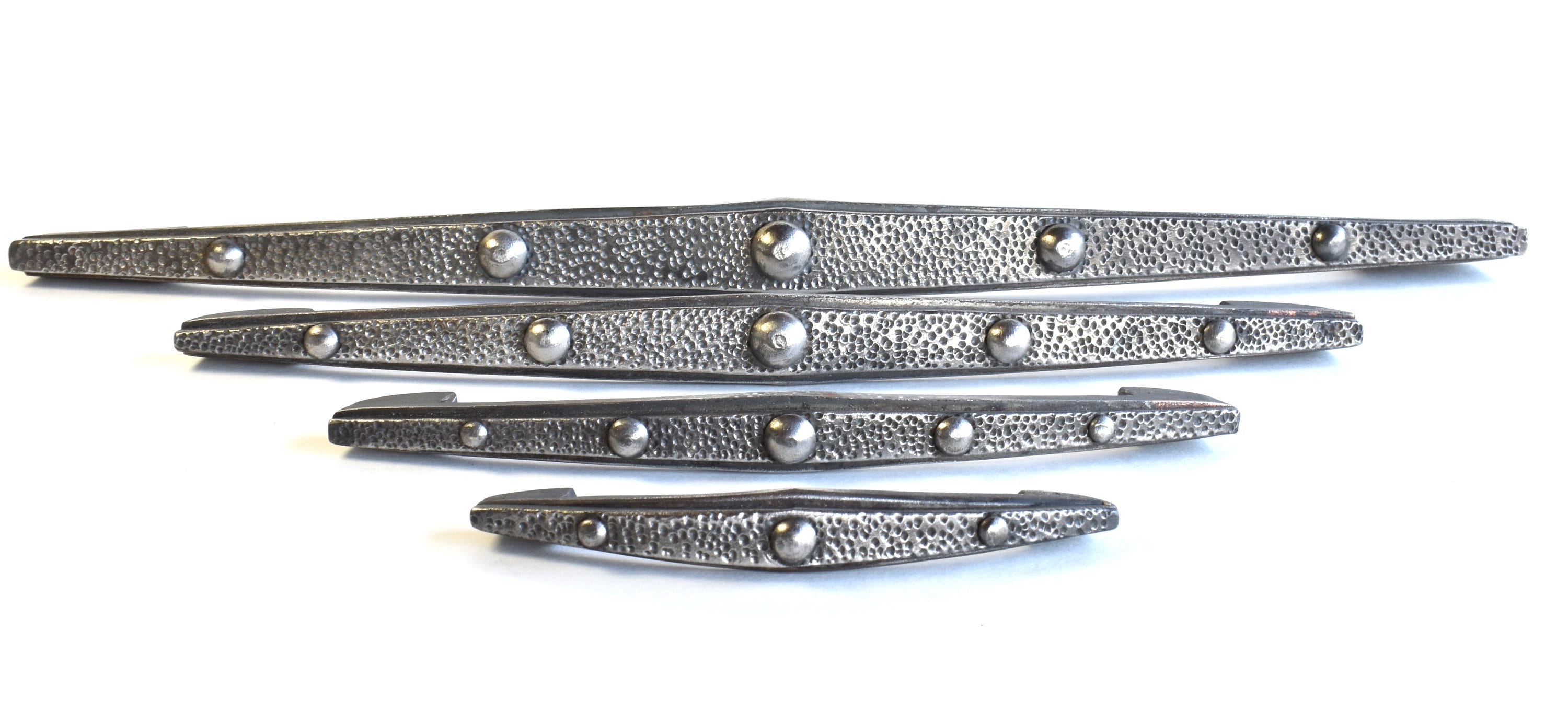 18 Dimpled Rivet Large Door Pull, Rustic Industrial, Modern Farmhouse ...