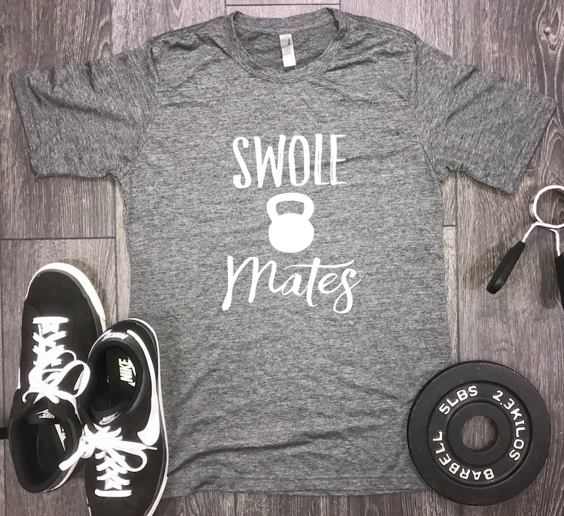 Swole Mates Couples Workout Shirts Couples Gym Shirts - Etsy