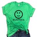 Burpees Mr Yuk Unisex Relaxed Fit Green Soft Blend Tee Funny Burpees ...