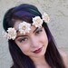 Christmas Poinsettia Flower Crown Holiday Flower Headband Flower Hair ...