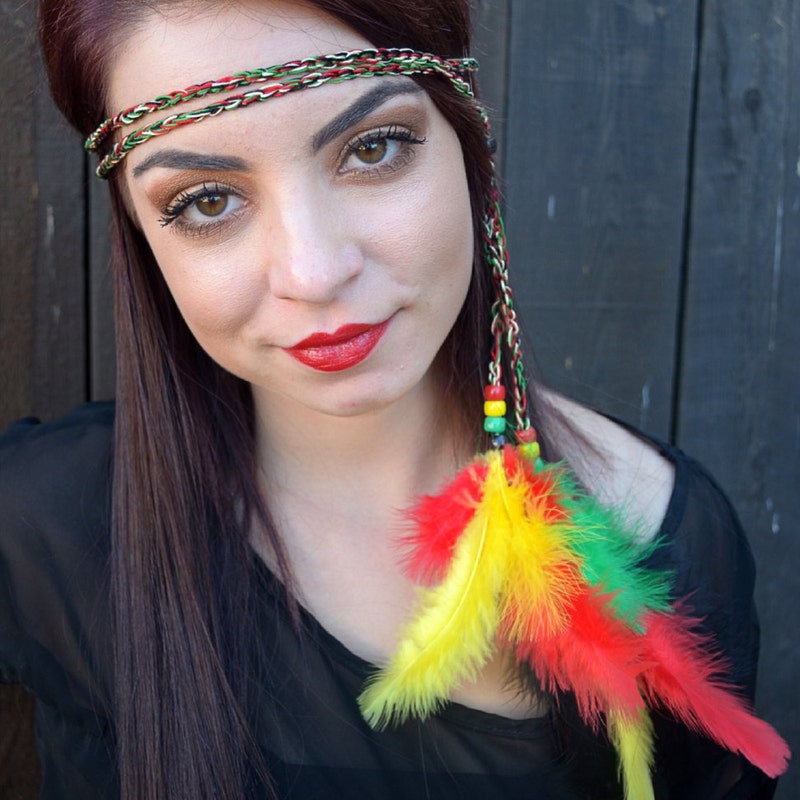 Rasta Headband - Etsy