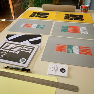 Do the Work, Motivational Wall Art, Typography Print, Typography Wall ...