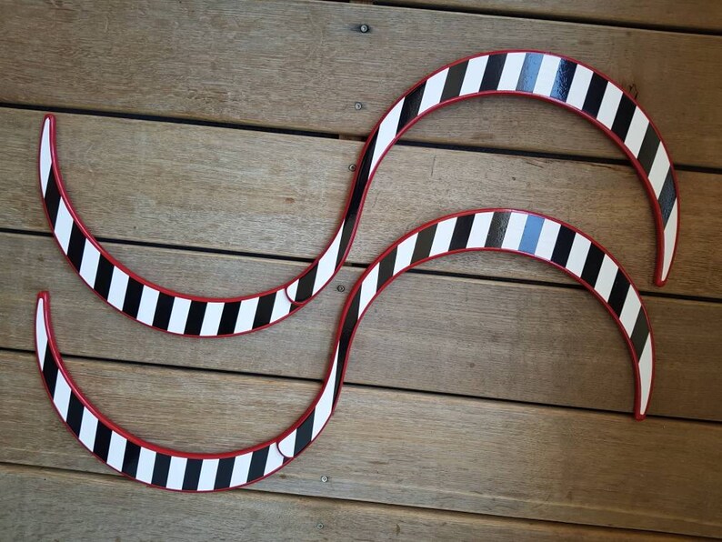 Buugeng Black and Withe Chose Your Shape and Edge Collor Flow | Etsy