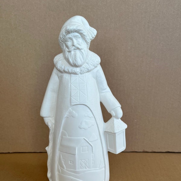 Ceramic Bisque Santa - Etsy