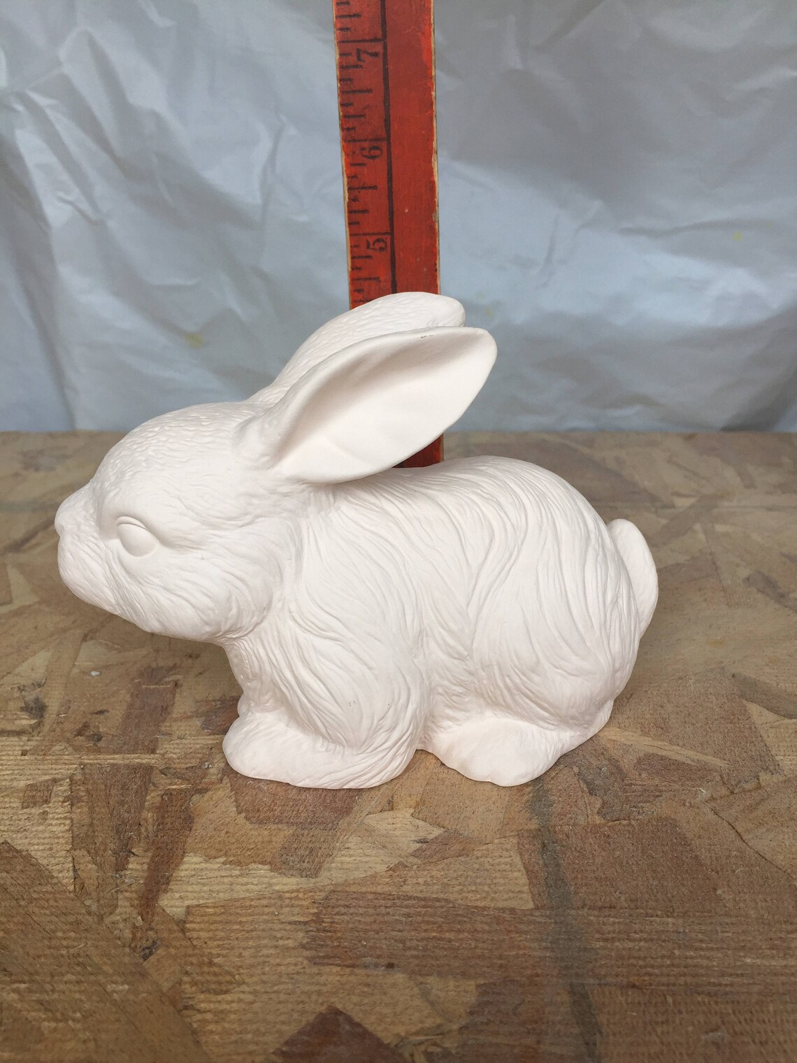 Stoneware Pottery Small Sitting Bunny Rabbit Cone 6 Bisque Ready to ...