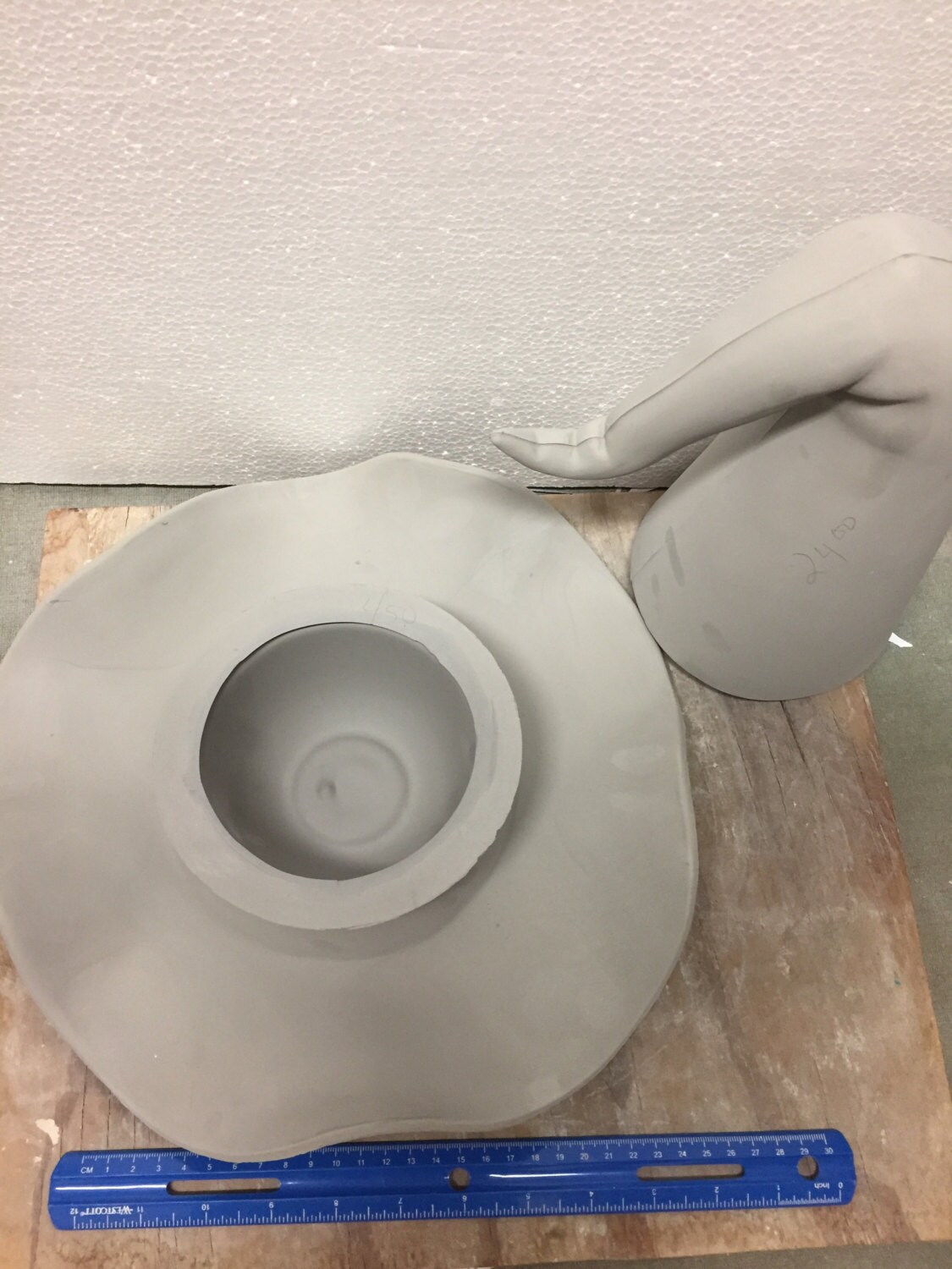 Ceramic Bisque Witch's Hat Chip and Dip Serving Dish Ready to Paint - Etsy