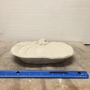 Ceramic Bisque Pumpkin Plate Ready to Paint - Etsy