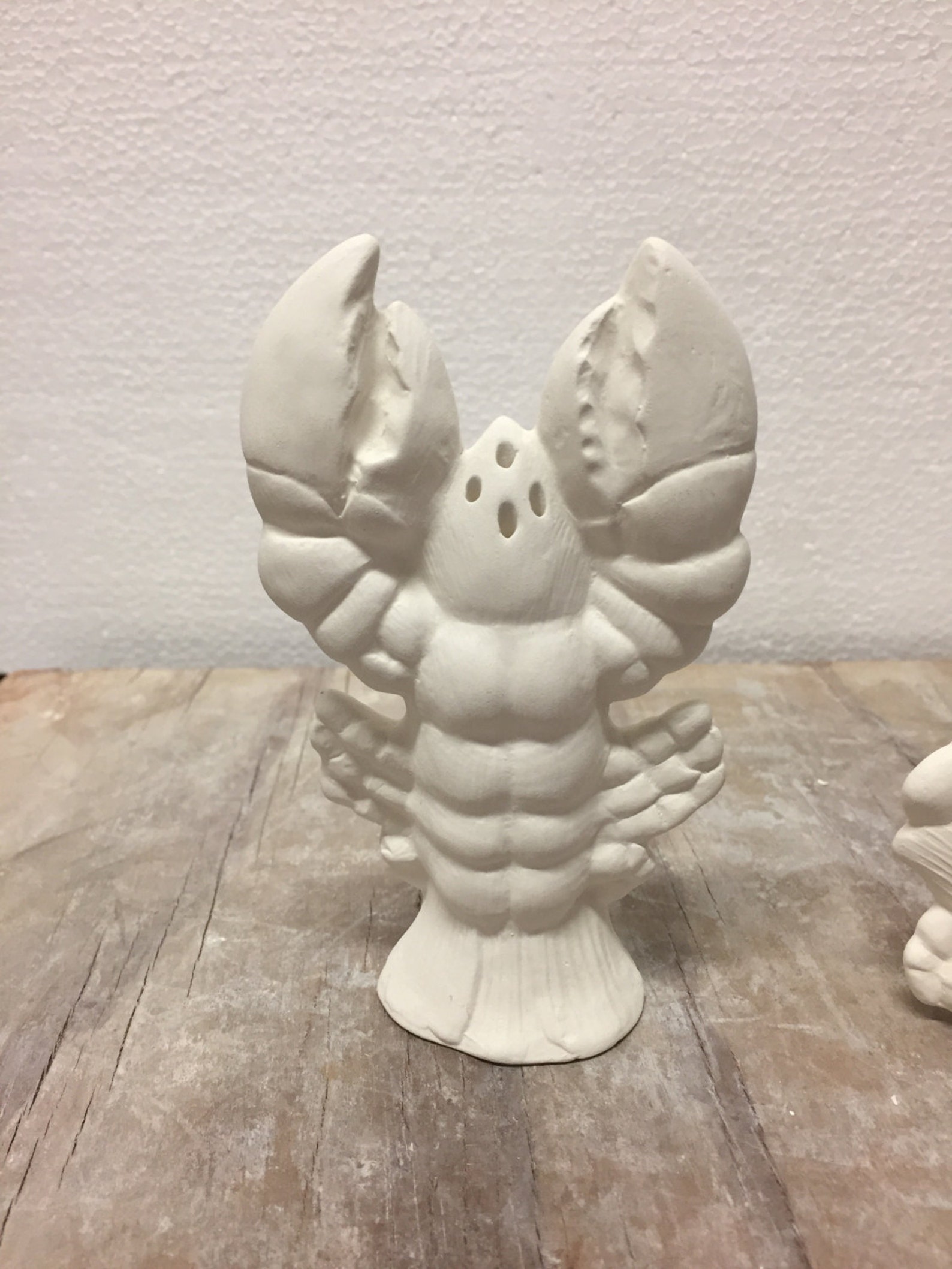 Ceramic Bisque Pair Crab and Lobster Salt and Pepper Shakers Ready to ...