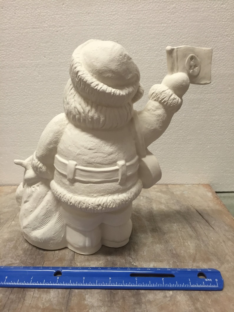 Ceramic Bisque Tennessee State Santa Claus Gare Ready to Paint - Etsy