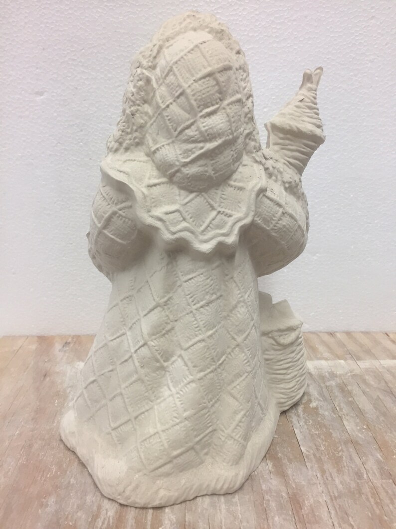 Ceramic Bisque Birds Nest Santa Gare 2658 Ready to Paint | Etsy