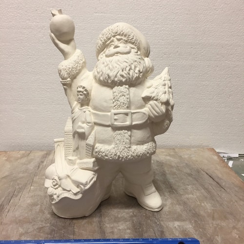 Ceramic Bisque New York State Santa Claus Gare Ready to Paint - Etsy