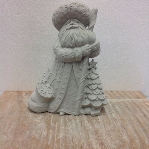 Santa Clause Ready to Paint Ceramic Bisque .santa Clause - Etsy
