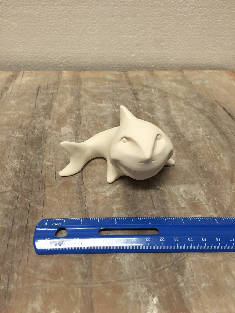 Ceramic Bisque Shark Ready to Paint - Etsy