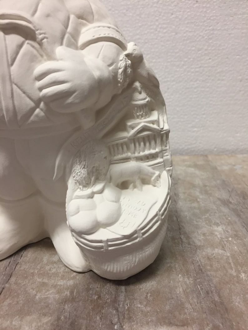 Ceramic Bisque Kentucky State Santa Claus Gare Ready to Paint - Etsy