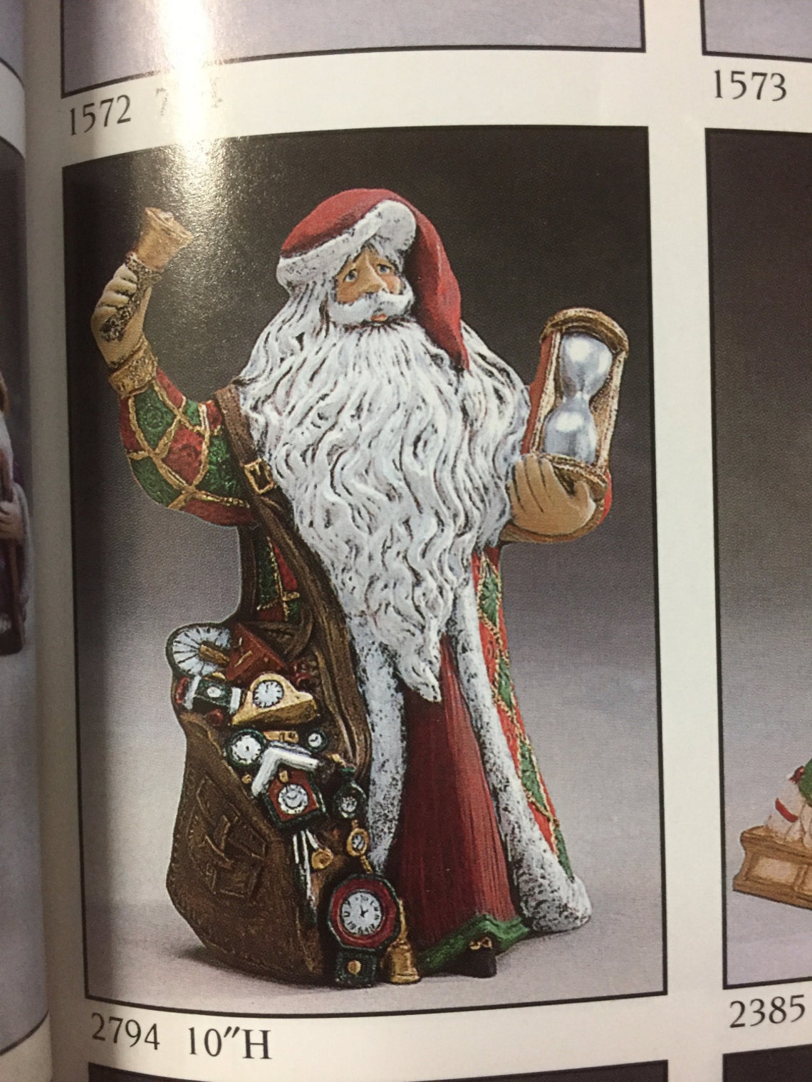 Ceramic Bisque Father Time Santa Gare 2794 Ready to Paint - Etsy