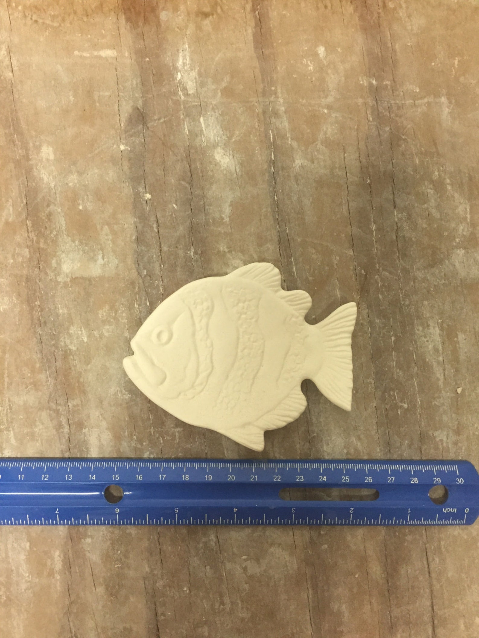 Ceramic Bisque Small Flat Fish Ready to Paint - Etsy