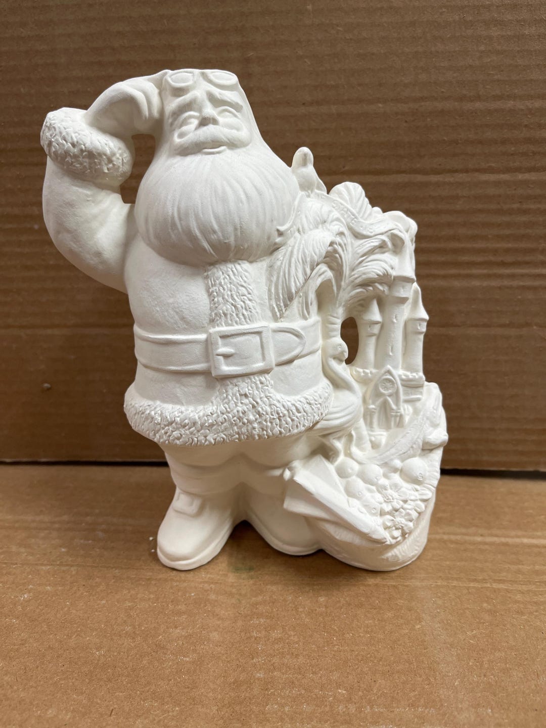 Ceramic Bisque Florida State Santa Claus Gare 3666 Ready to Paint - Etsy