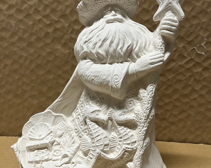 Sea Life Bisque Santa Ready to Paint - Etsy