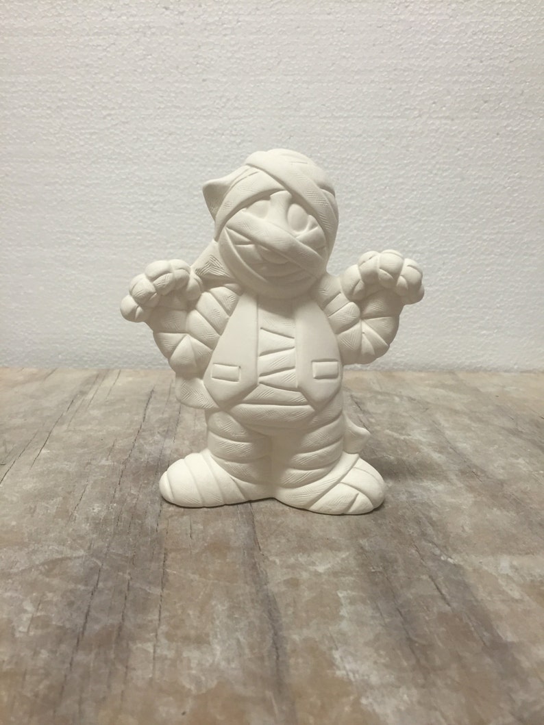 Ceramic Bisque Gangbuster Mummy Ready to Paint - Etsy