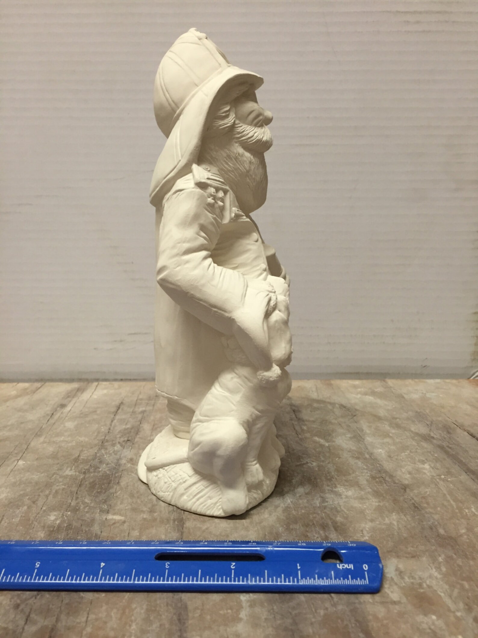 Ceramic Bisque Fireman Santa Claus Nowell Ready to Paint - Etsy