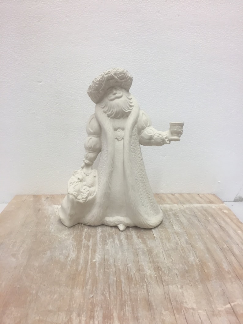 Ceramic Bisque Renaissance Santa Gare Ready to Paint - Etsy