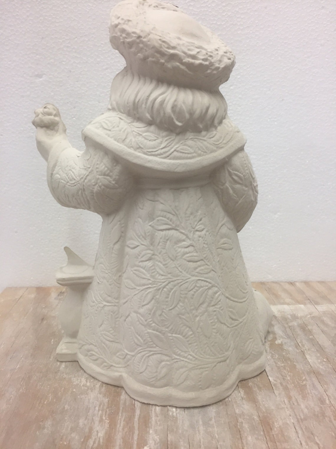 Ceramic Bisque Rose Santa Gare 2659 Ready to Paint - Etsy