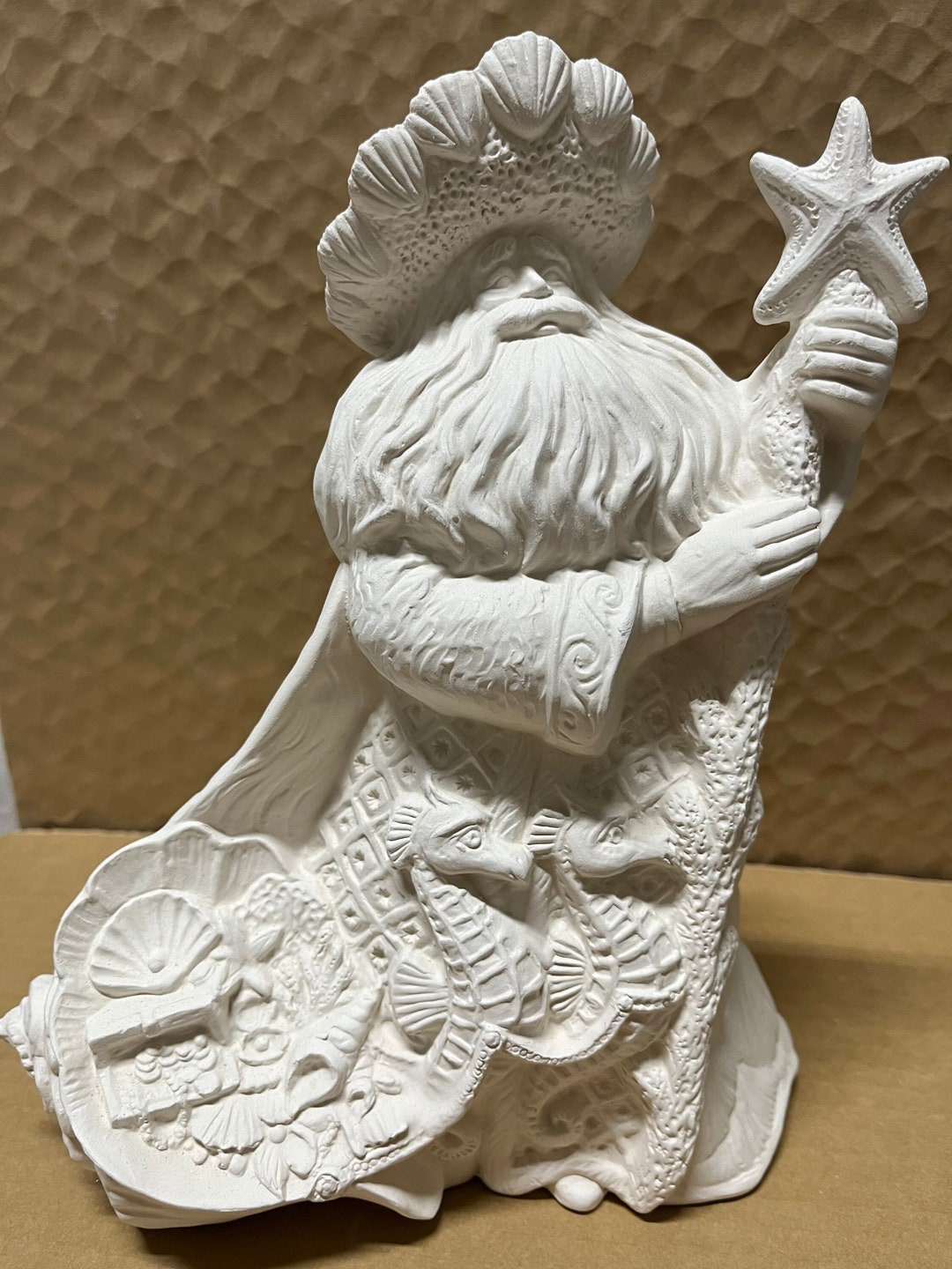 Sea Life Bisque Santa Ready to Paint - Etsy