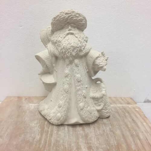 Father Time Santa 10 Ceramic Bisque Ready to Paint - Etsy