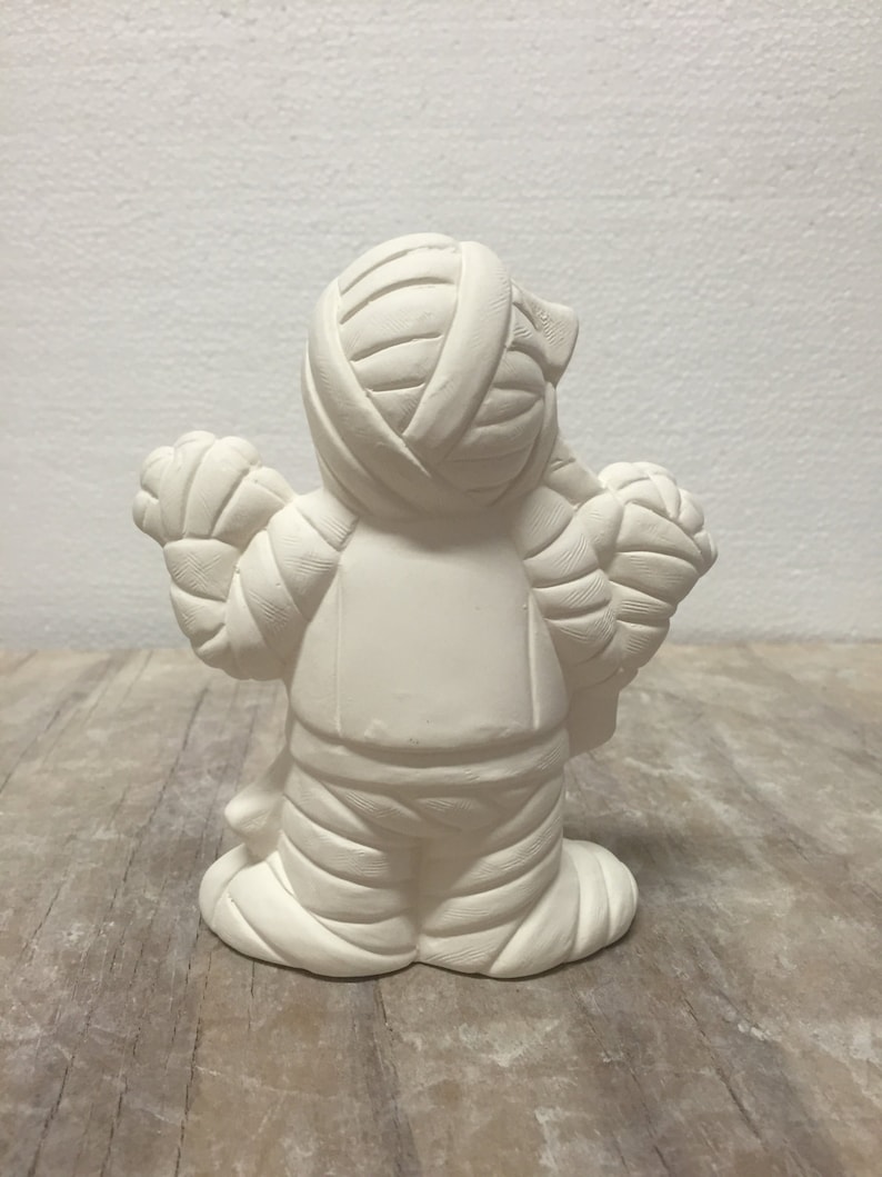 Ceramic Bisque Gangbuster Mummy Ready to Paint - Etsy