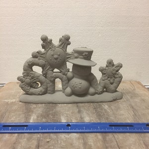 Ceramic Bisque Winter "snow" Scene Ready to Paint - Etsy