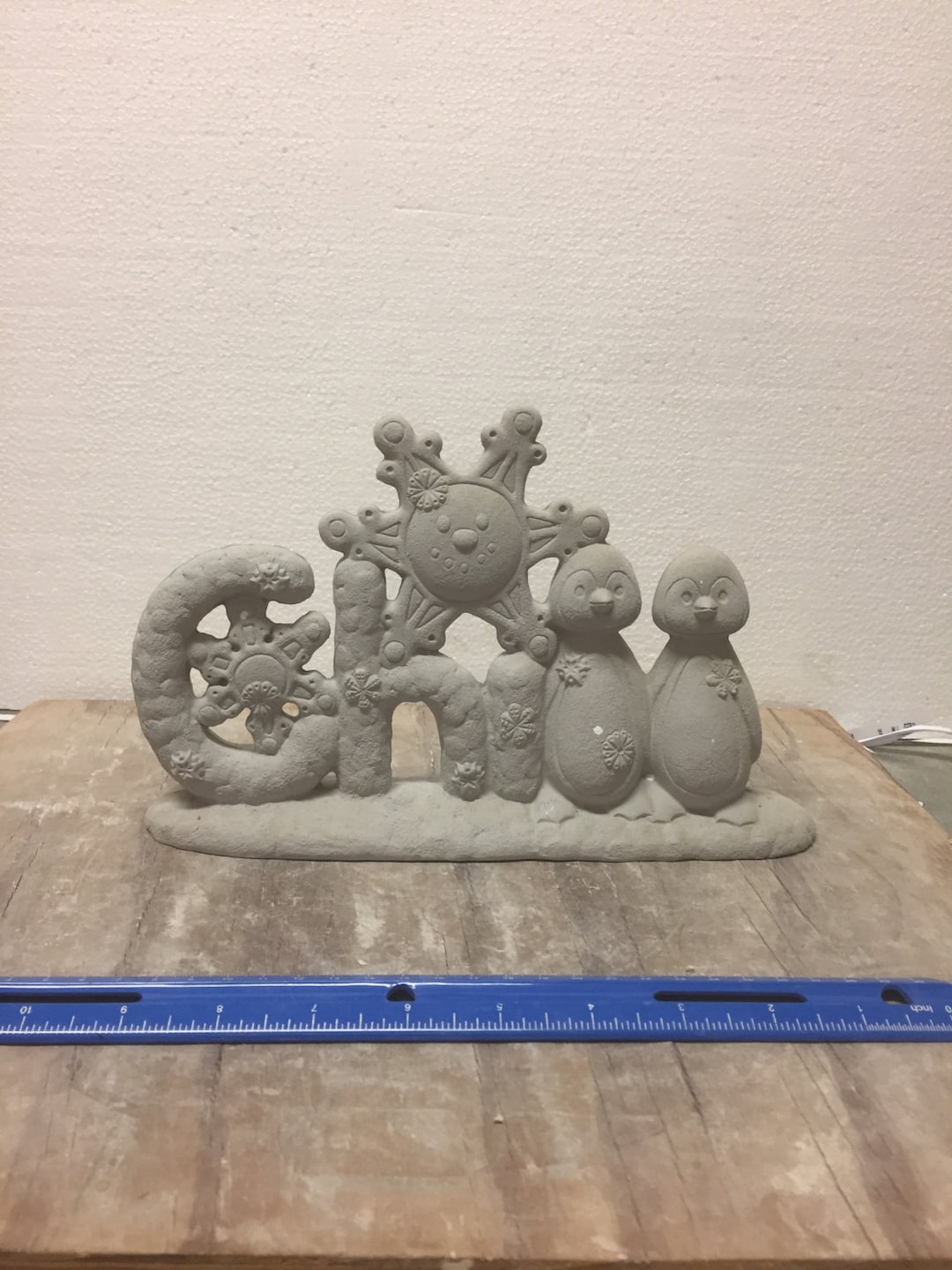 Ceramic Bisque Winter "chill" Scene Ready to Paint - Etsy
