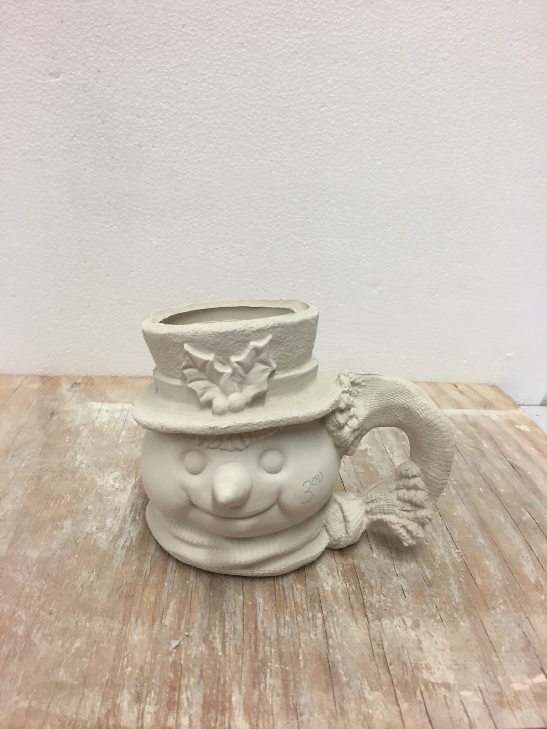 Ceramic Bisque Snowman Mug Ready to Paint - Etsy