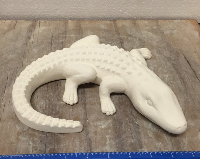 Ceramic Bisque Alligator Ready to Paint - Etsy