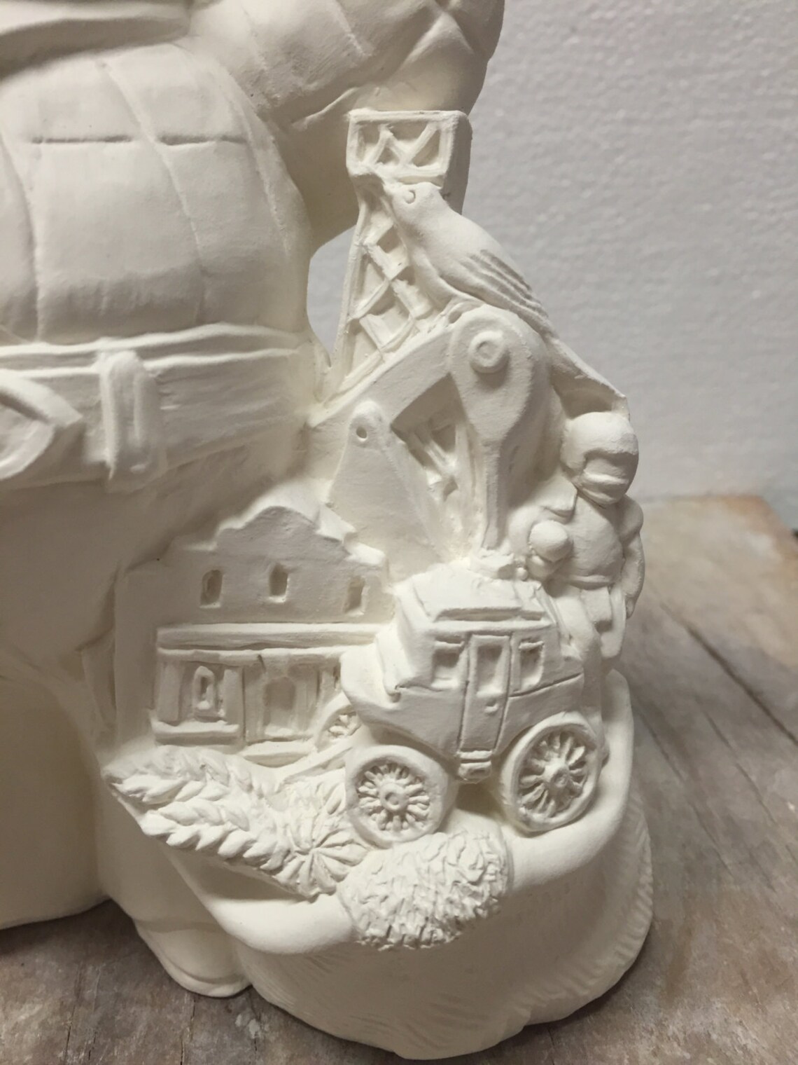 Ceramic Bisque Texas State Santa Claus Gare Ready to Paint - Etsy