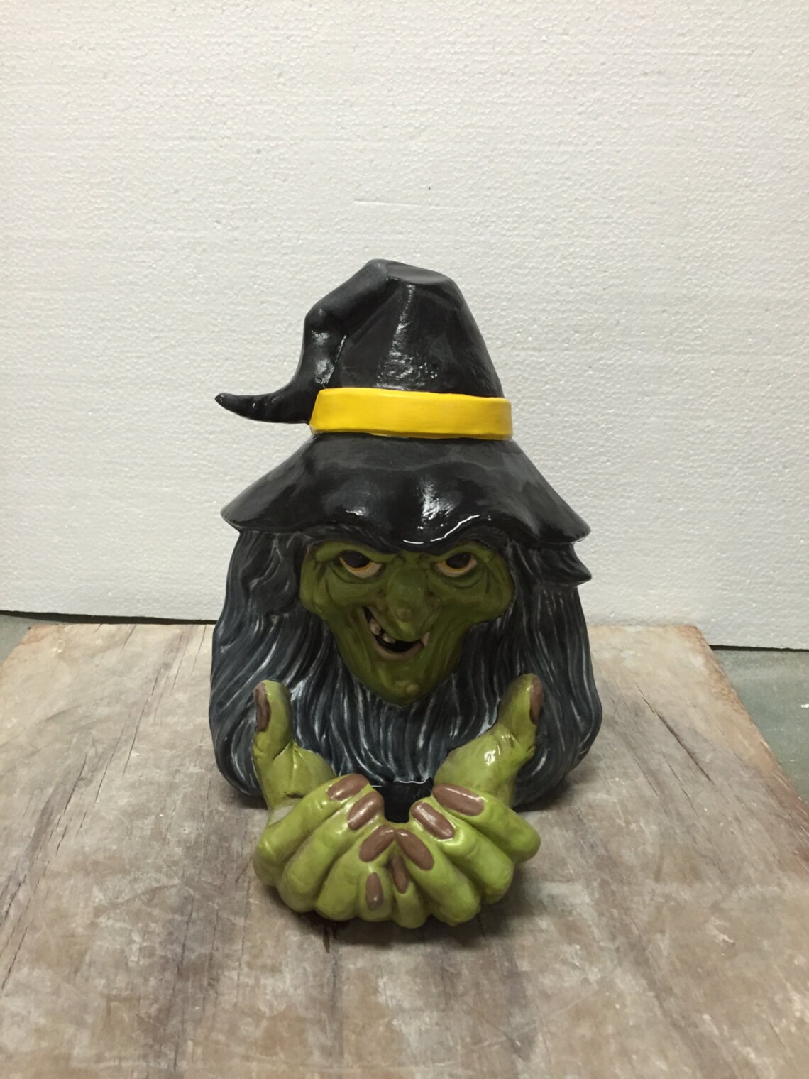 Ceramic Bisque Witch Candle Holder Ready to Paint - Etsy