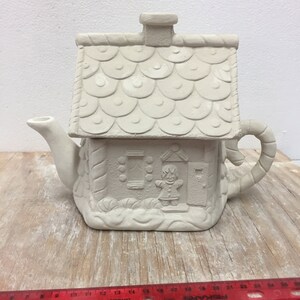 Ceramic Bisque Gingerbread House Teapot Ready to Paint - Etsy