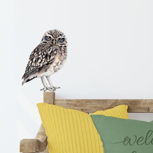Owl Wall Decal Owl Vinyl Wall Sticker Owl Gifts Nature - Etsy