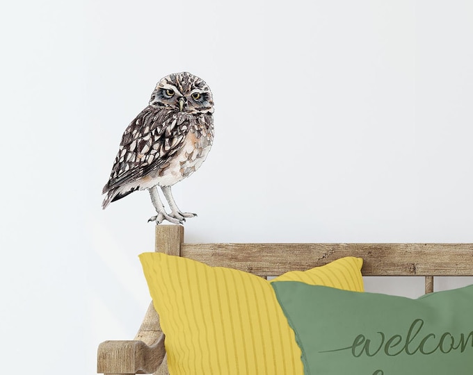 Owl Wall Decal Owl Vinyl Wall Sticker Owl Gifts Nature - Etsy UK