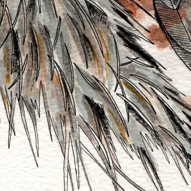 Heron print birds art limited edition water bird prints | Etsy