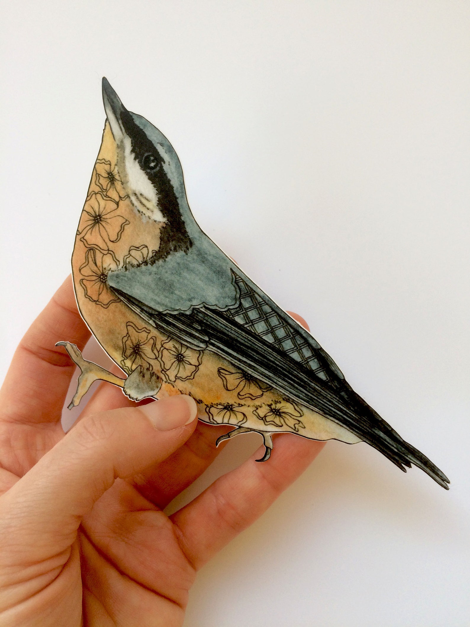 Vinyl Stickers Bird British Garden Birds Wall Sticker | Etsy