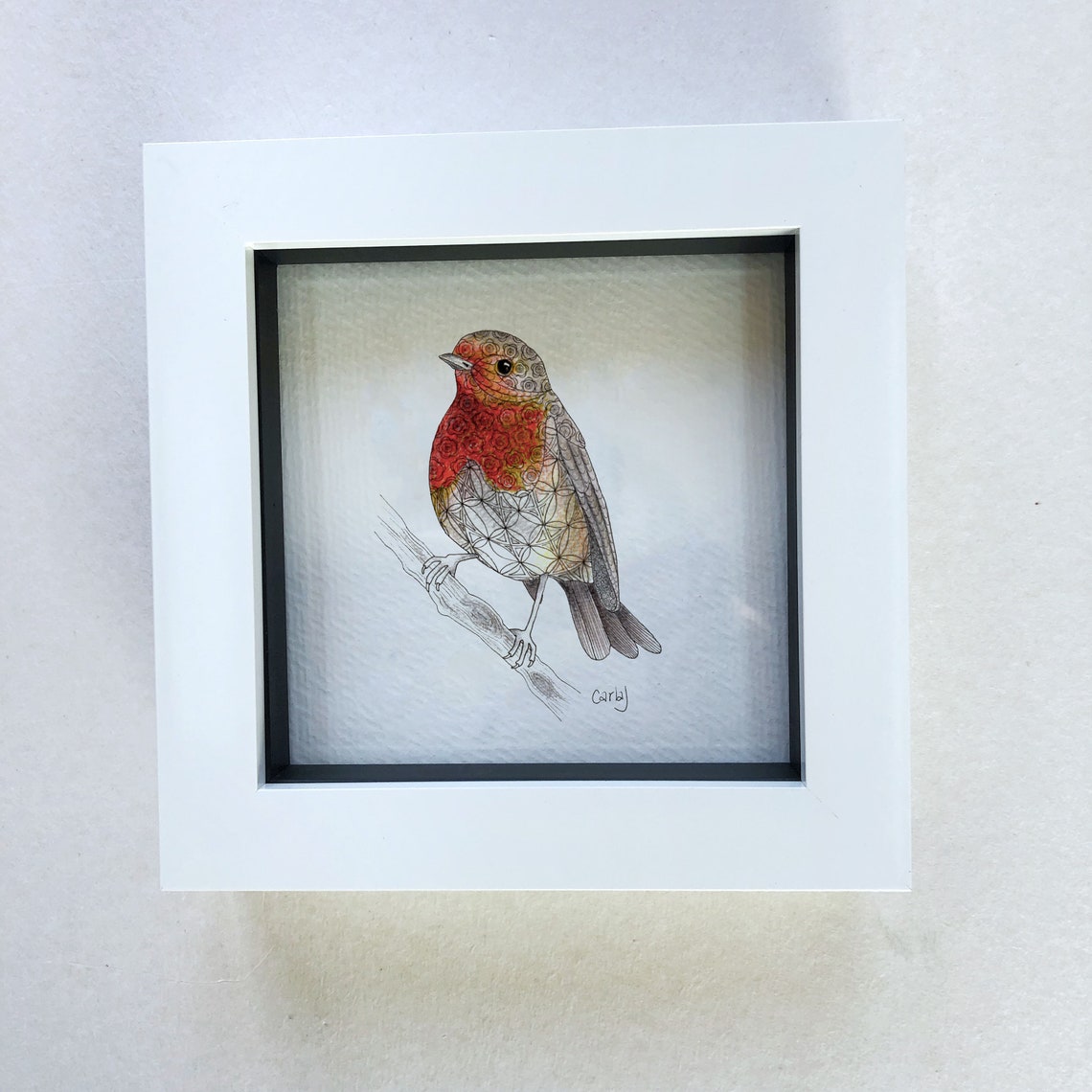 Tiny Bird Print Mini Gifts Tiny Framed Art Small Framed - Etsy
