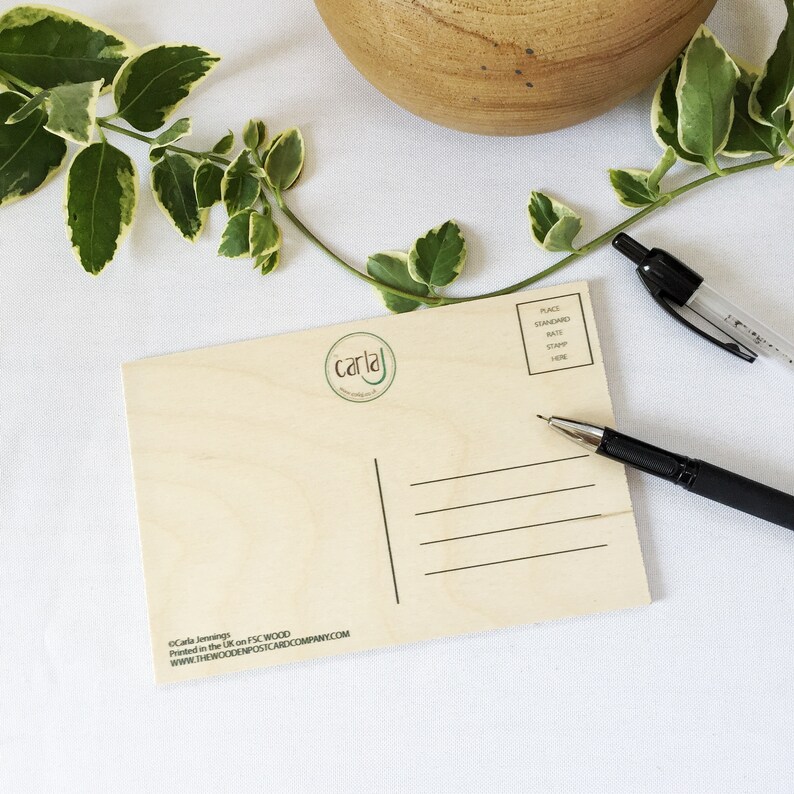 Woodpecker Card Wooden Postcard Woodpecker Gifts Wood Post - Etsy