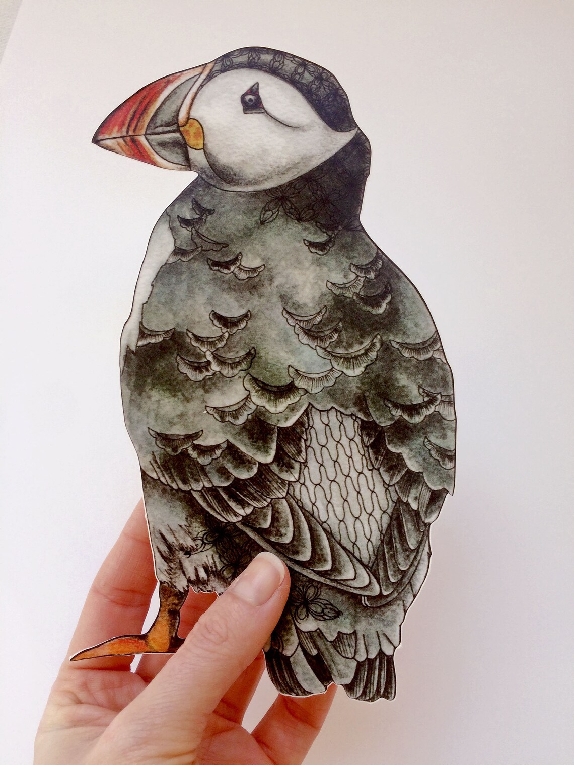 Puffin Bird Decal Bird Vinyl Sticker Puffin Gifts Bird - Etsy